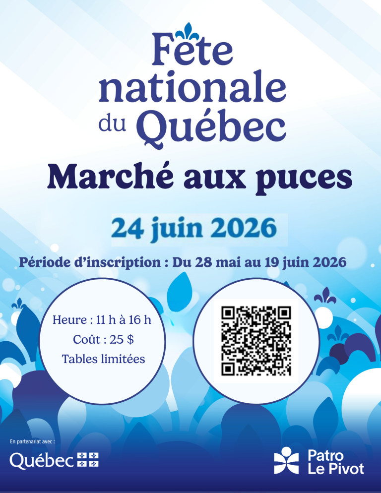 Marché aux puces 24 juin - Patro Le Pivot